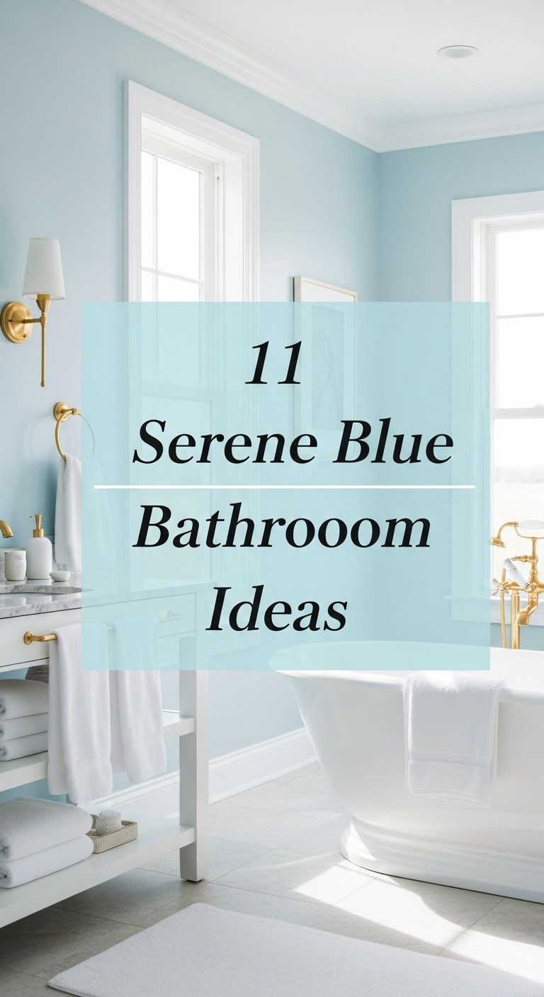 Serene Blue Bathroom Ideas