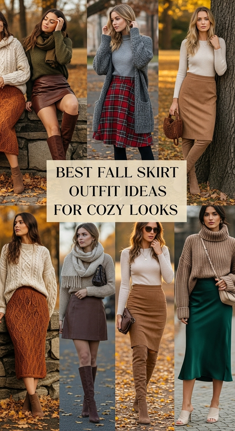 Best Fall Skirt Outfit Ideas for Cozy and Stylish Looks