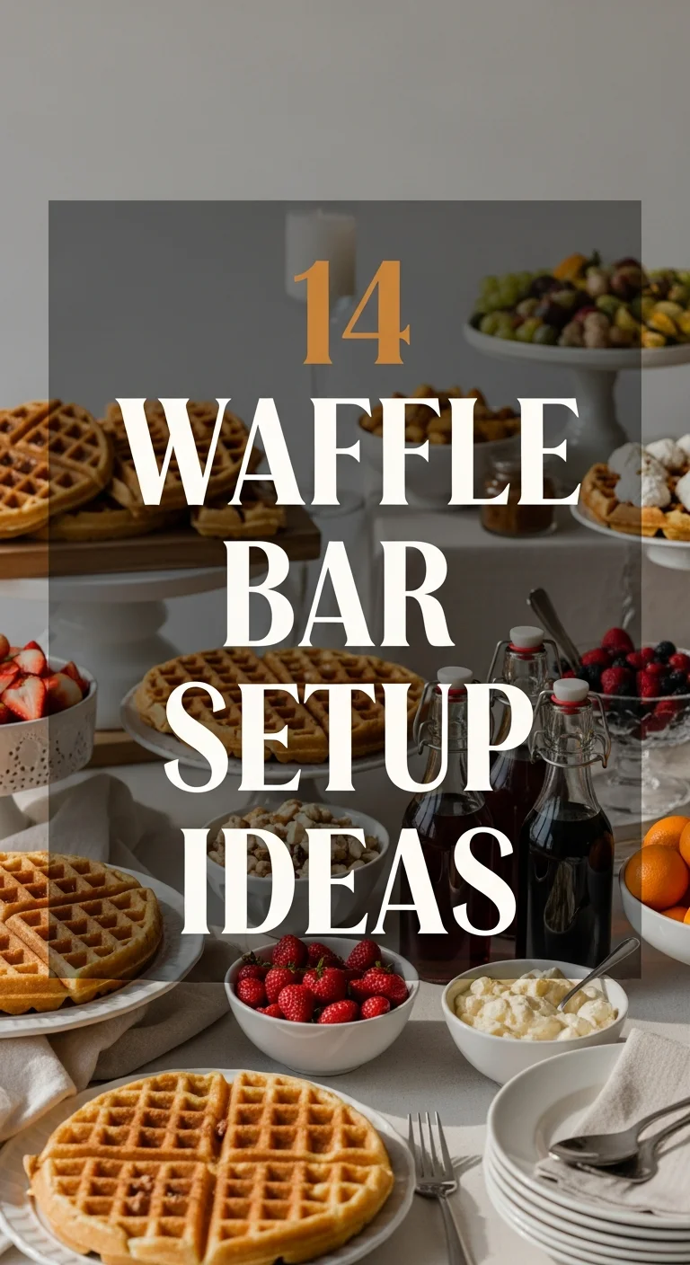 Waffle Bar Setup Ideas