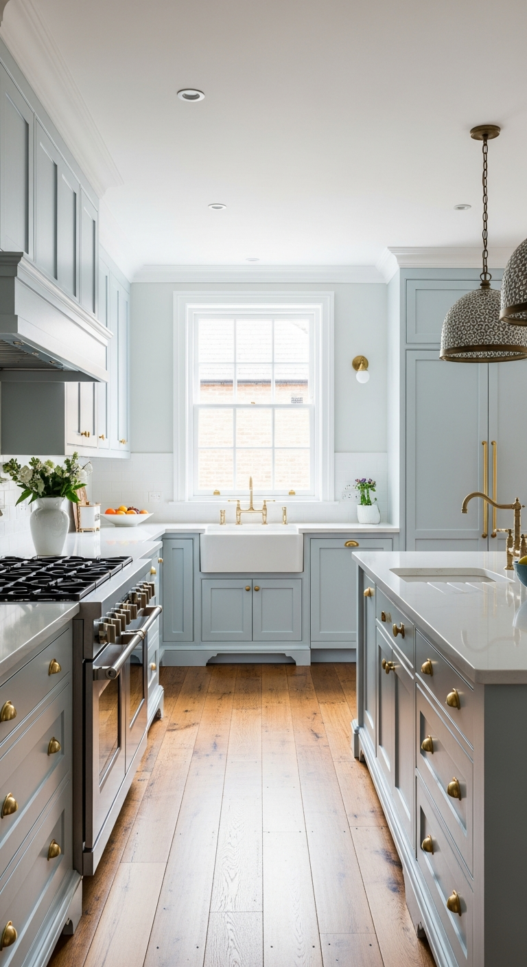 Gorgeous Light Blue Kitchen Ideas