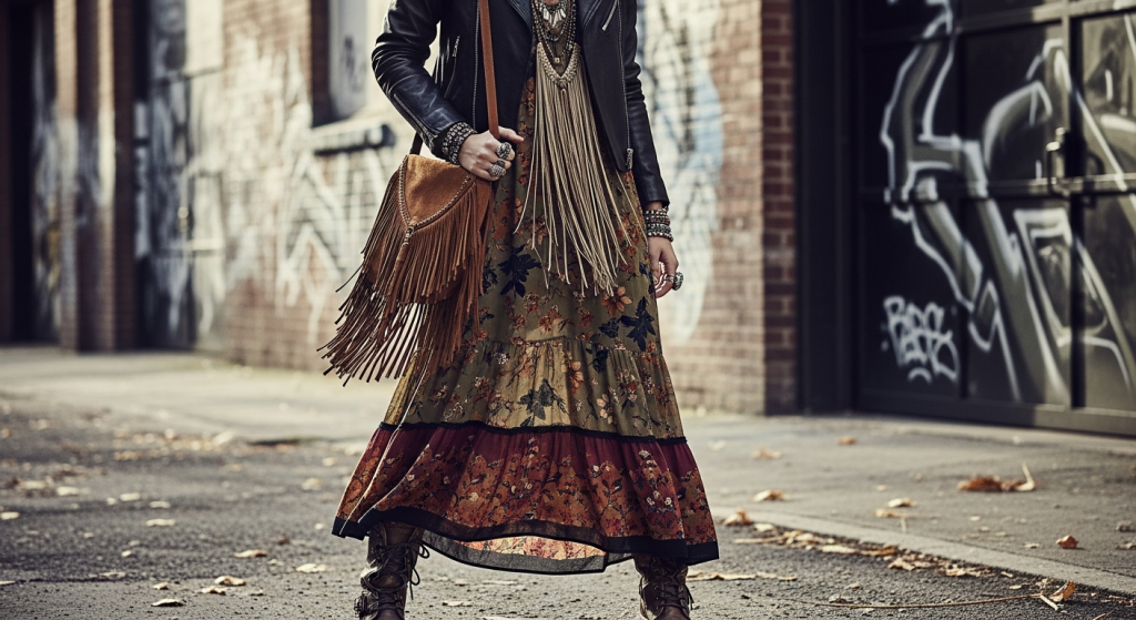 Moto Boho Outfit Ideas