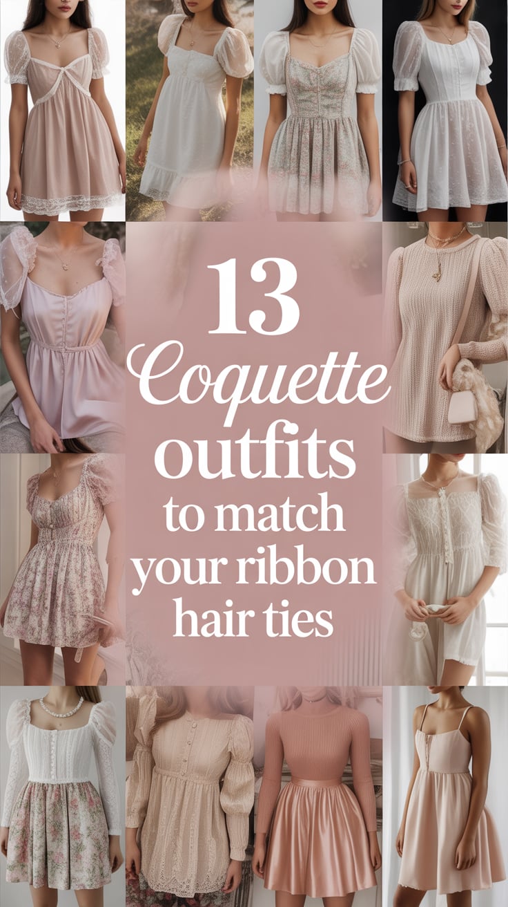 Coquette Outfits to Match Your Ribbon Hair Ties