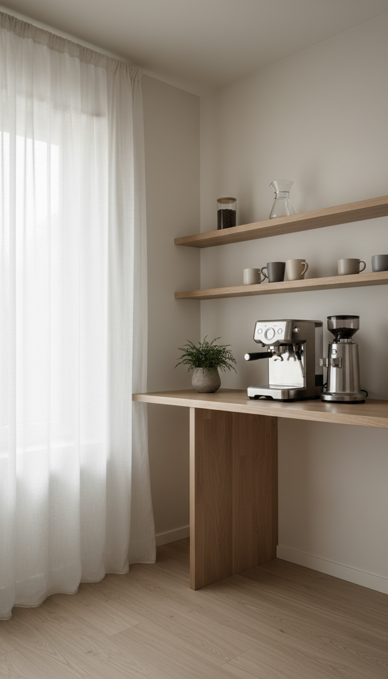 Professional Home Coffee Station Layout Ideas