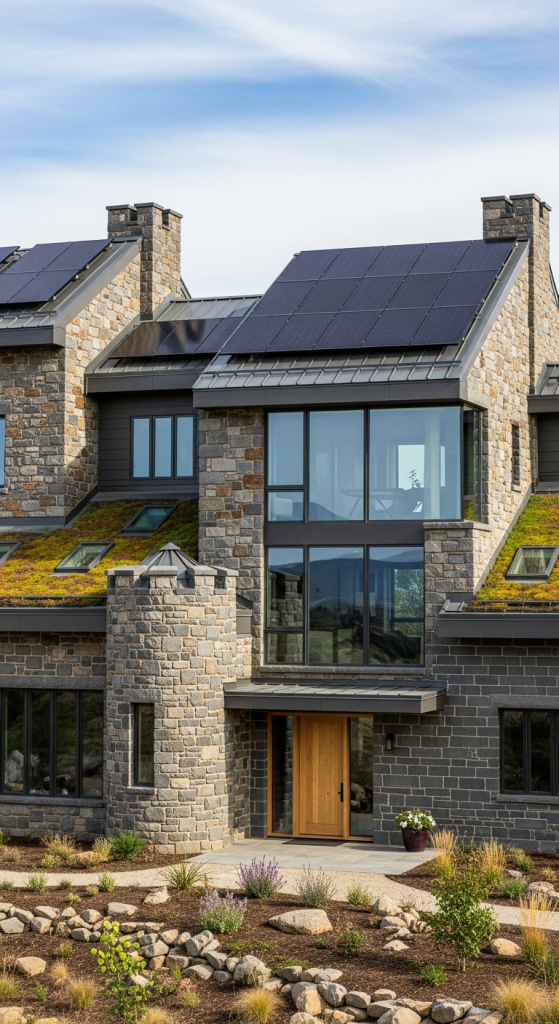 Modern Castle House Plans and Exterior Aesthetics